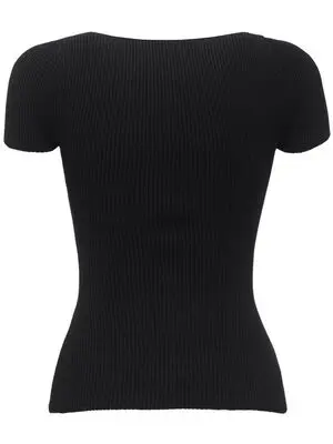 Khaite Ista Cap Sleeve Top