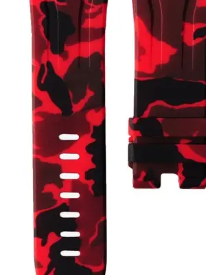 HORUS WATCH STRAPS 44mm Audemars Piguet Royal Oak Offshore Watch Strap - Red