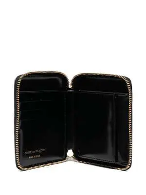 Comme Des Garçons Holographic Zipped Wallet - Black