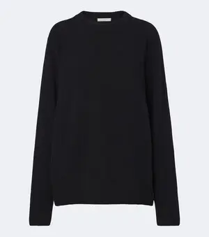 THE ROW The Row Sibem Wool And Cashmere Sweater Black