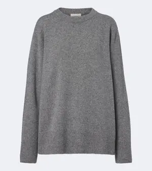 THE ROW The Row Sibem Wool And Cashmere Sweater Grey