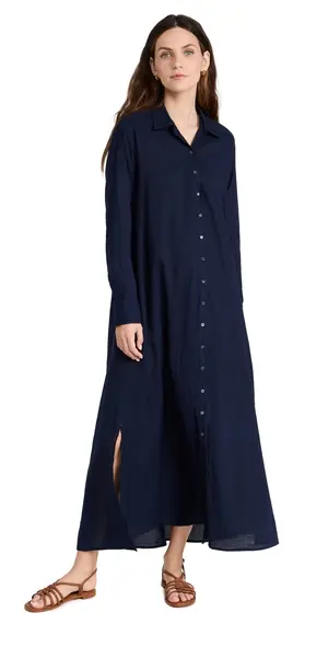 Xirena Boden Shirt Dress - Navy