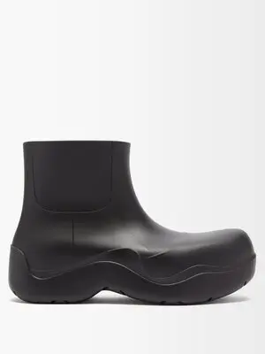 Bottega Veneta Bottega Veneta - The Puddle Biodegradable-rubber Ankle Boots - Mens - Black - 40 EU Black