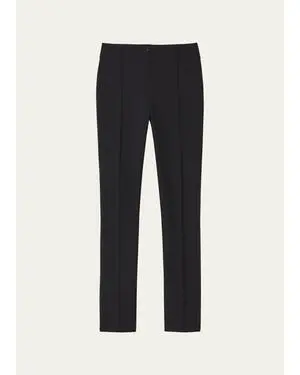 Lafayette 148 New York Gramercy Acclaimed-stretch Pants - Black