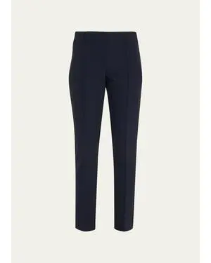 Lafayette 148 New York Gramercy Acclaimed-stretch Pants - Ink