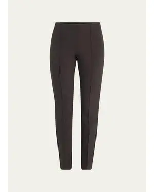Lafayette 148 New York Gramercy Acclaimed-stretch Pants - Jet