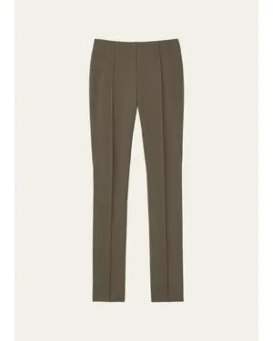 Lafayette 148 New York Gramercy Acclaimed-stretch Pants - Nougat