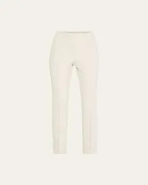 Lafayette 148 New York Gramercy Acclaimed-stretch Pants - Sand