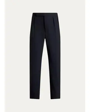 Ralph Lauren Purple Label Gregory Hand-tailored Tuxedo Trousers - Red