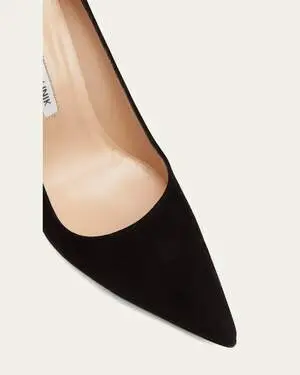 Manolo Blahnik Bb 105mm Suede Pumps