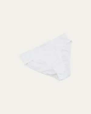 Hanro Cotton Seamless High-leg Briefs White