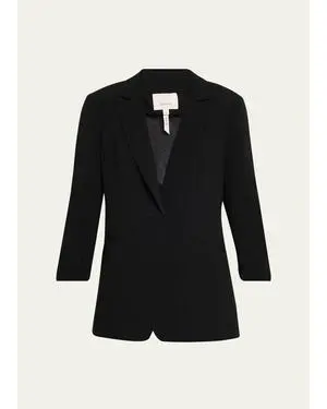 Cinq À Sept Khloe Crepe Blazer - Black