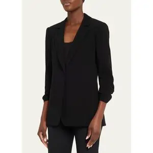 Cinq À Sept Khloe Crepe Blazer - Black