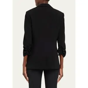 Cinq À Sept Khloe Crepe Blazer - Black
