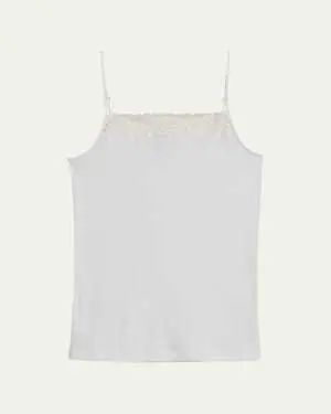 Hanro Moments Lace-trimmed Camisole - White