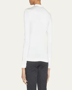Akris Long-sleeve Blouse - Cream