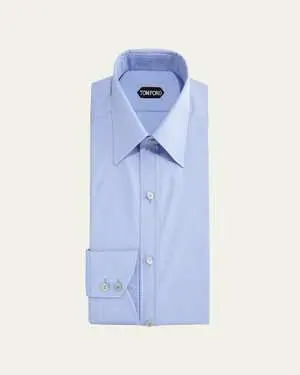 TOM FORD Slim-fit Classic Dress Shirt - Blue