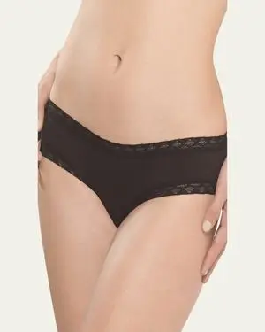 Natori Bliss Lace-trim Bikini Briefs
