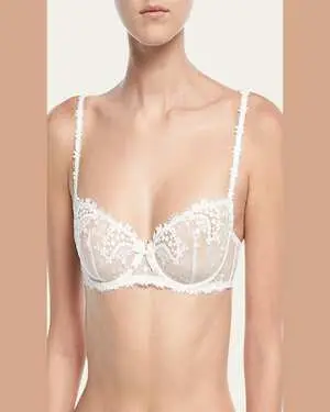 Simone Perele Wish Lace Demi Cup Bra - Black