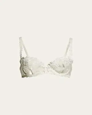Simone Perele Wish Lace Demi Cup Bra Ivory