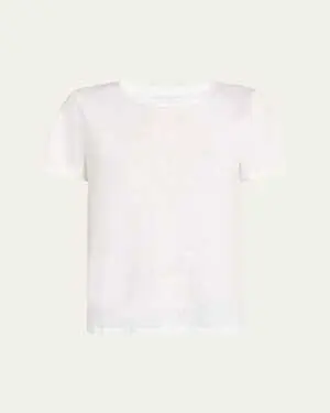 Majestic Filatures Short-sleeve Semi-relaxed Crewneck T-shirt - Blanc