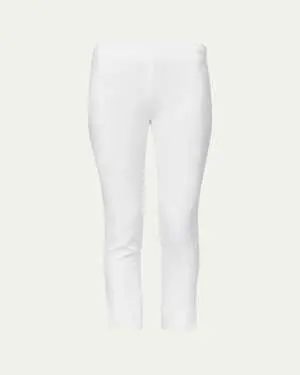 Lela Rose Catherine Slim-leg Ankle Pants