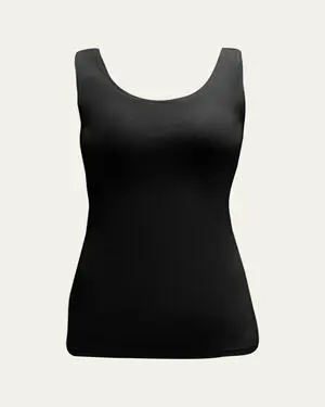 Hanro Soft Touch Knit Tank Top - Black