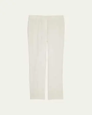 Lafayette 148 New York Barrow Crepe Pants - Cloud