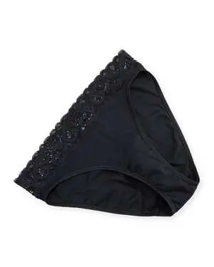 Hanro Mots High-cut Lace-trim Briefs Essential