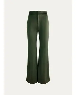 Alice + Olivia Dylan High-rise Wide-leg Pants