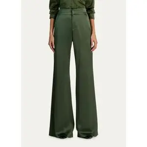 Alice + Olivia Dylan High-rise Wide-leg Pants