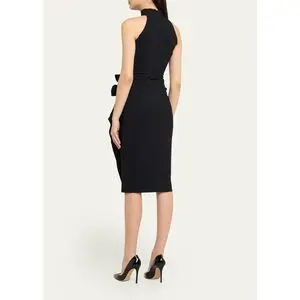 Chiara Boni La Petite Robe Sleeveless Halter Ruched Dress