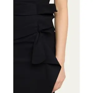 Chiara Boni La Petite Robe Sleeveless Halter Ruched Dress