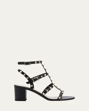 Valentino Garavani Rockstud 60mm City Sandals - Nero