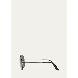 Ray-ban Metal Aviator Sunglasses - Black