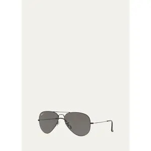 Ray-ban Metal Aviator Sunglasses - Black