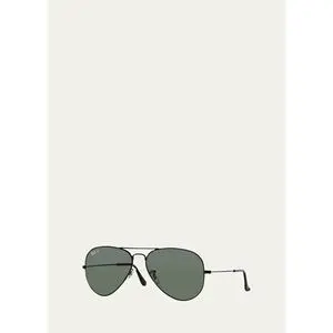 Ray-ban Metal Aviator Sunglasses - Black