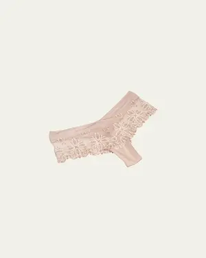 Chantelle Champs Elysees Hipster Briefs - Cappuccino