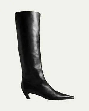 Khaite Khaite Davis Knee Boots - Black