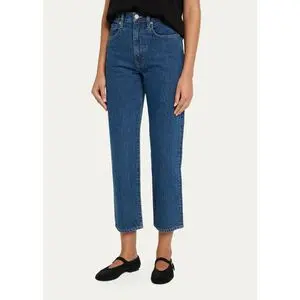 SLVRLAKE London Cropped Straight-leg Jeans