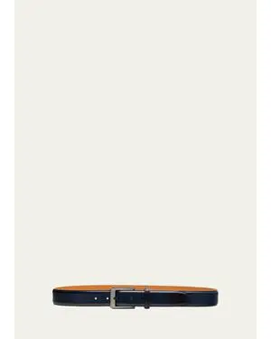 Magnanni Magnanni Vega Leather Belt Navy