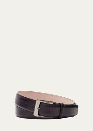Magnanni Magnanni Vega Leather Belt Purple