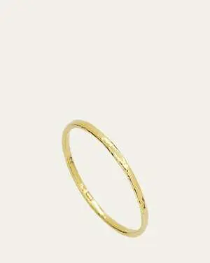 Ippolita Hammered 18k Bangle