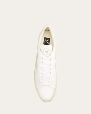 VEJA Campo Leather Low-top Sneakers - White/grey