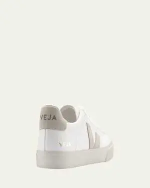 VEJA Campo Leather Low-top Sneakers - White/grey