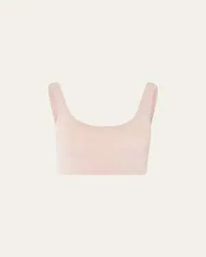 Hanro Touch Feeling Crop Top Peach Whip