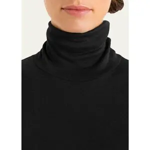 Hanro Silk-cashmere Turtleneck Top - Vanilla