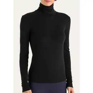 Hanro Silk-cashmere Turtleneck Top - Vanilla