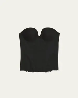 Simone Perele Wish Smooth-cup Plunge Bustier - Black