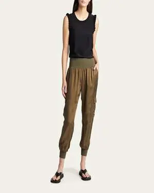 Cinq À Sept Lenore Sleeveless Silk Top - Black